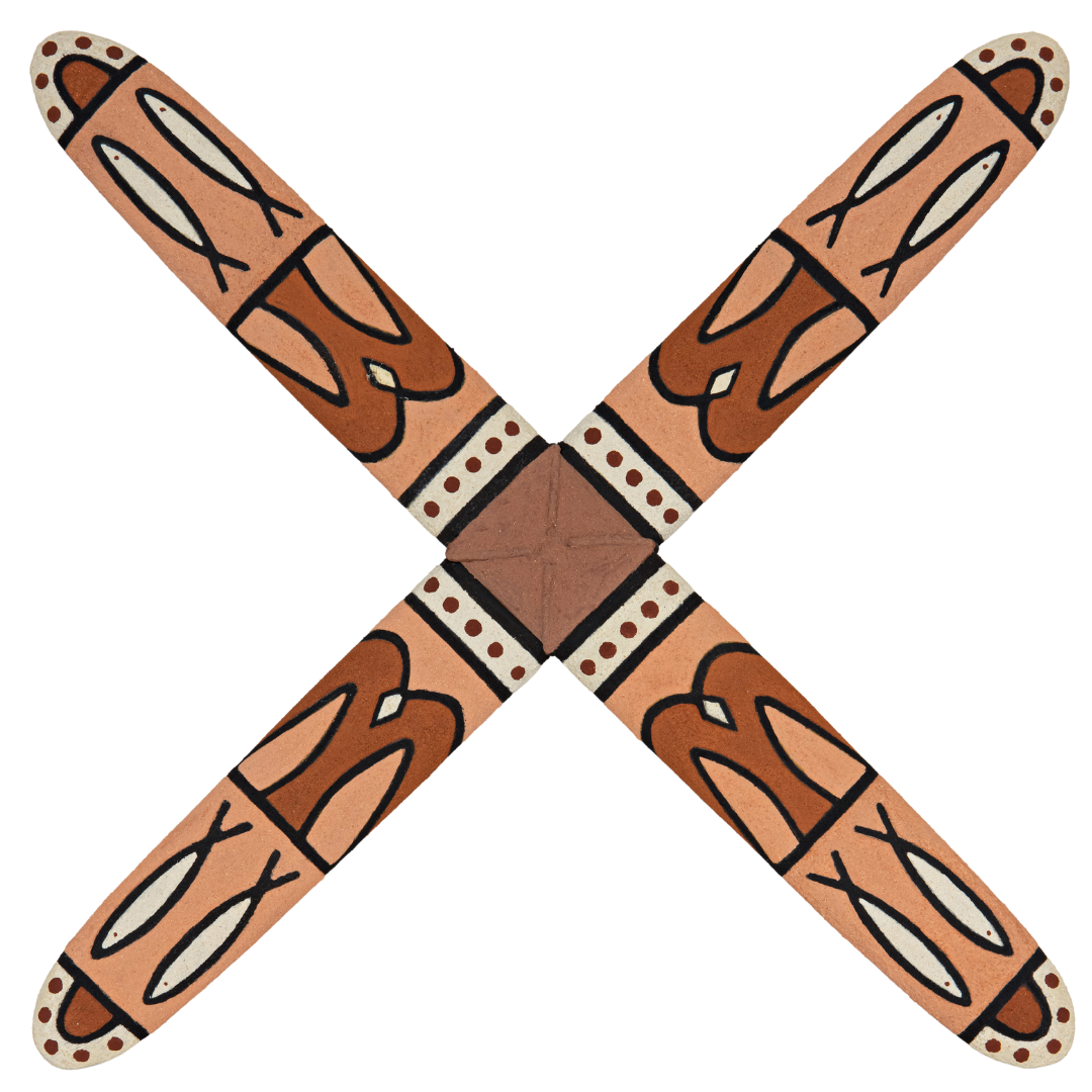 Michael Boiyool Anning, Yalma (cross boomerang) – Umi Arts