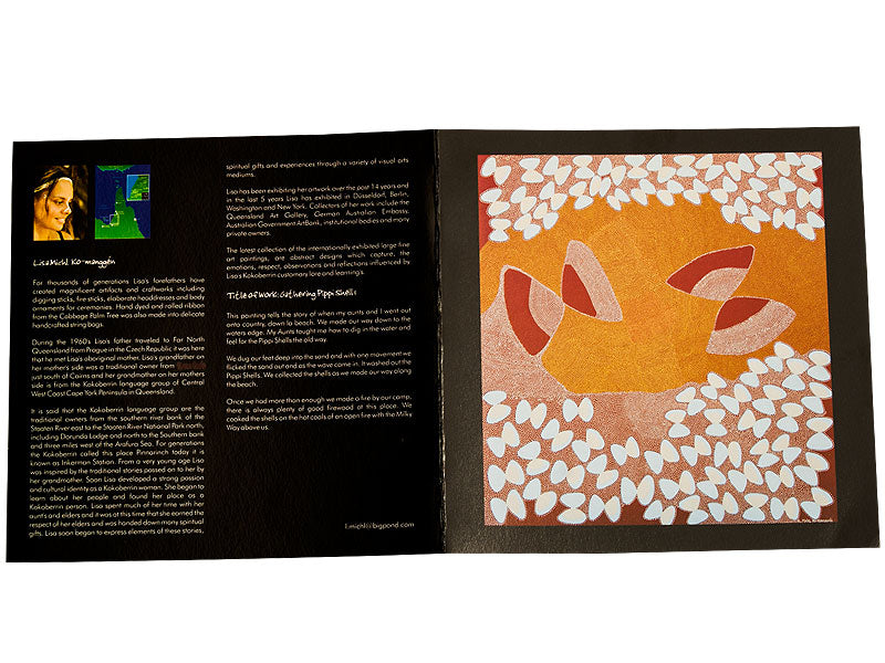 Card - Gathering the Pippi Shell by Lisa Michl KO-manggén – Umi Arts